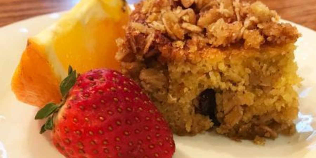 Cranberry Orange Streusel Coffee Cake - Namaste Recipes