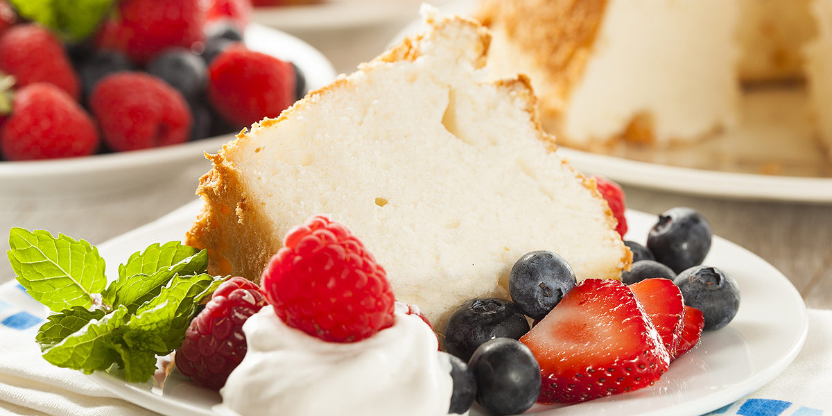 Angel Food Cake - Namaste Recipes